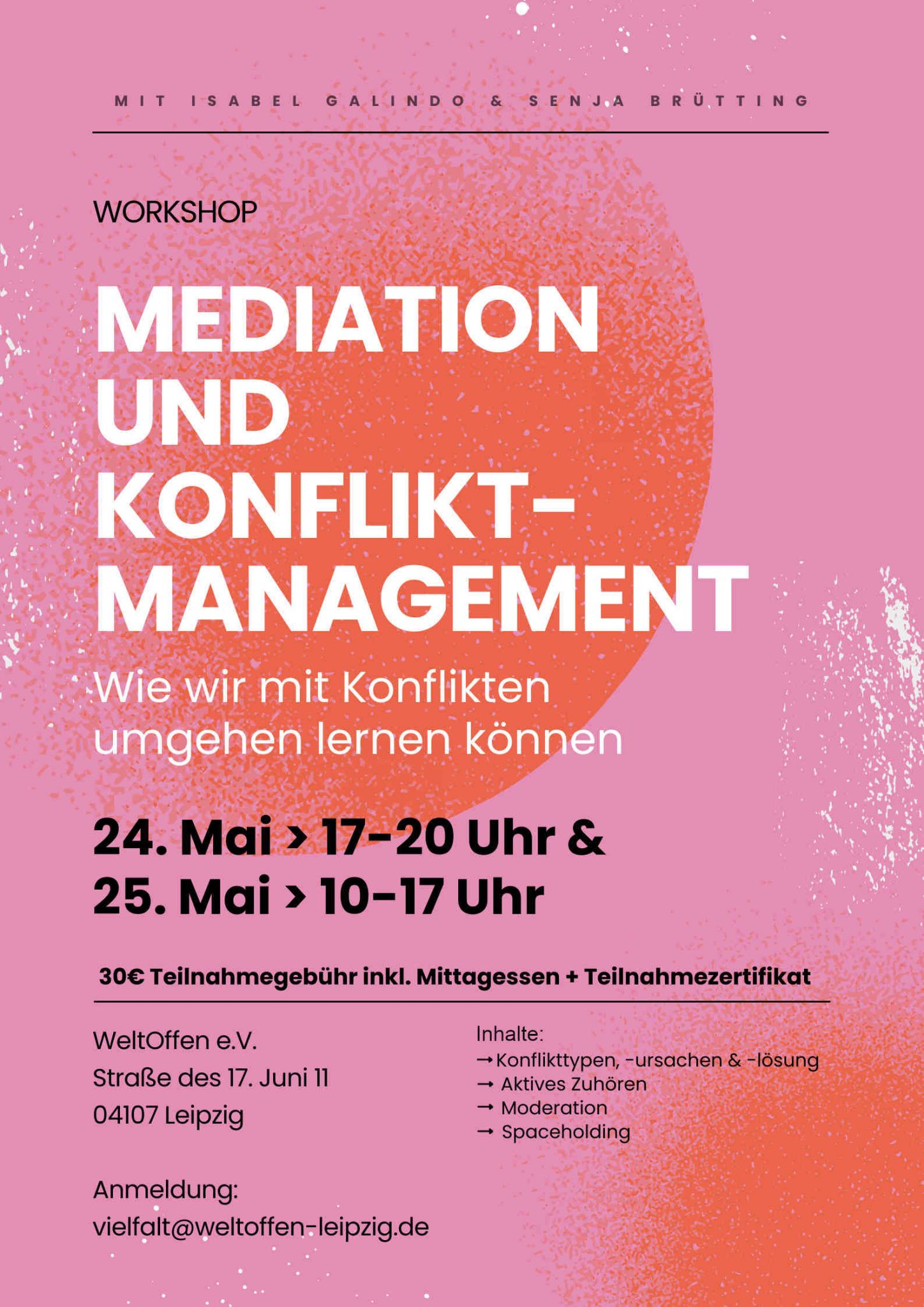 Mediation und Konfliktmanagement – WeltOffen e.V.